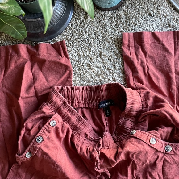Derek Heart | Pants & Jumpsuits | Dark Redorange Color Adjustable To ...